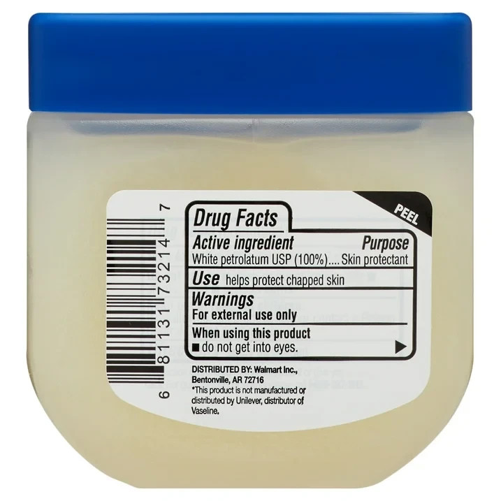 Equate Petroleum Jelly, Skin Protectant, 3.75 oz, Compare to Vaseline ...