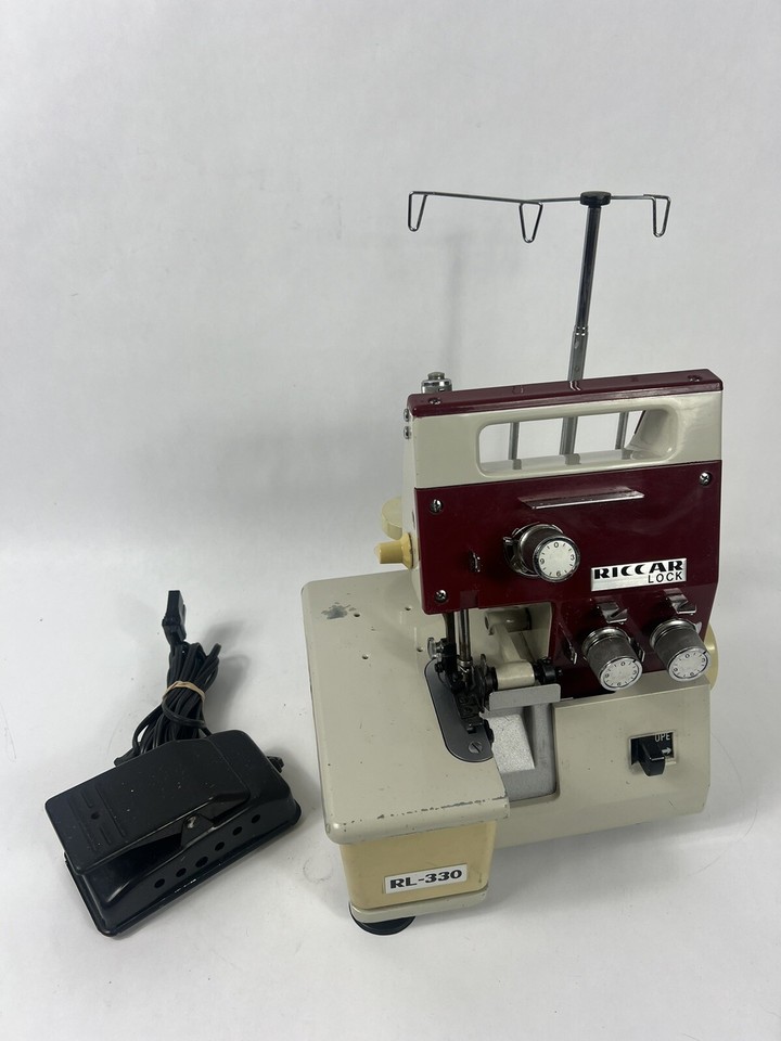 Riccar Lock RL-330 Portable Overlocker Sewing Machine Serger Tested ...