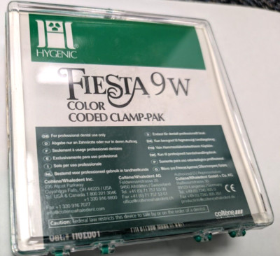 Coltene Hygenic Fiesta 9W Color Coded Clamp-Pak | eBay