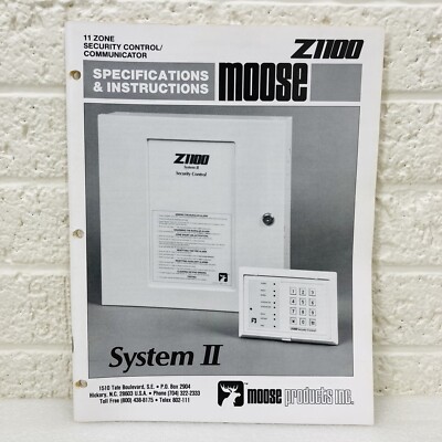 Control Panels & Keypads - Moose Z1100