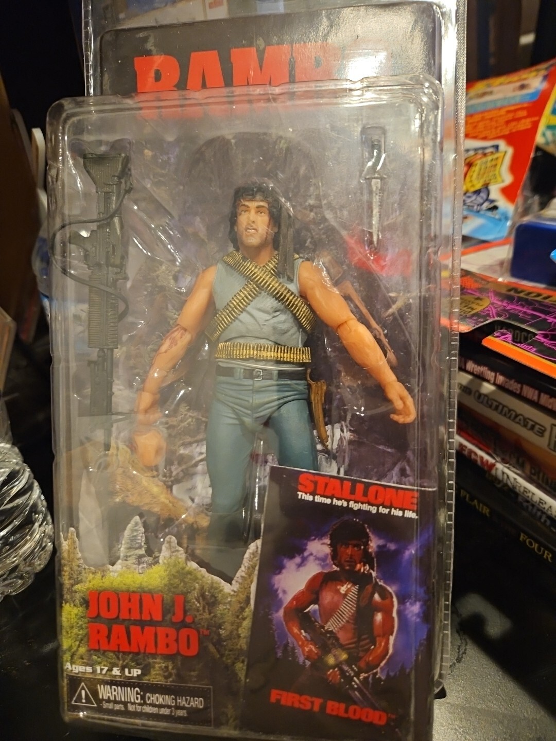 NECA Rambo First Blood Series John J Rambo 7 In Action Figure ...