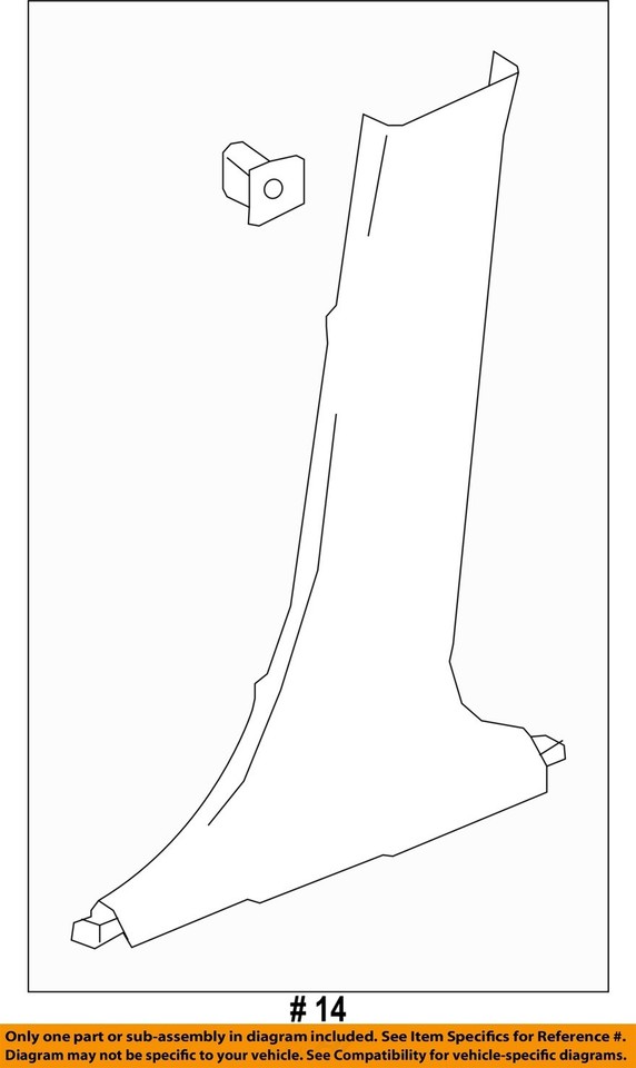 GM OEM 16-22 Spark Pillars, Rocker Floor Interior Trim-Lwr Ctr Plr Trim ...