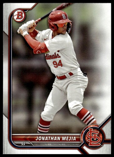 2022 Bowman Draft #BD-186 Jonathan Mejia St. Louis Cardinals Baseball ...