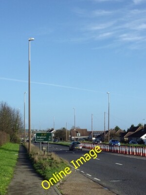 Photo 6x4 Old Shoreham Road in North Lancing, West Sussex Looking north ...