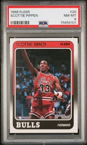 1988 Fleer #20 Scottie Pippen Rookie Card RC PSA 8 | eBay