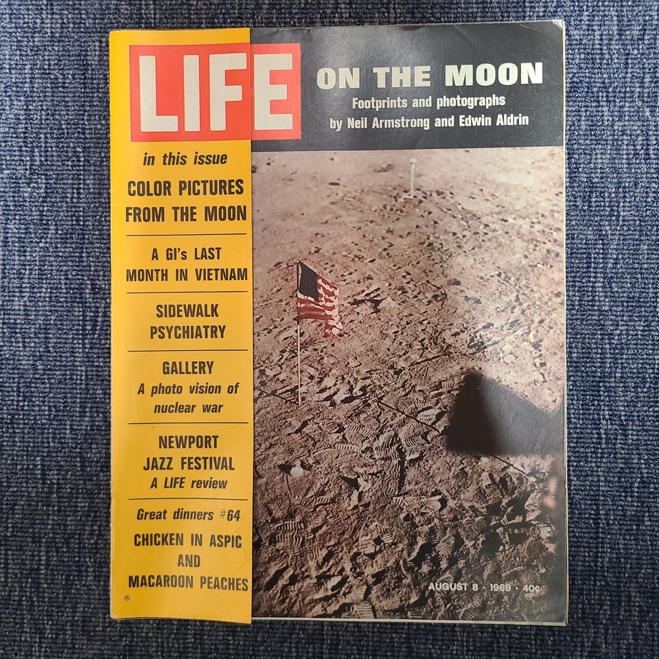 Vintage 1960s Space Magazine Lot (6 Issues) – Life & Look – Apollo ...