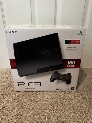 Sony PlayStation 3 Slim 160GB Console CIB* OPEN-BOX W/ Matching Serial ...