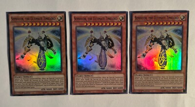 3X Sephylon, the Ultimate Timelord LC5D-EN229 Super Rare - Near Mint ...
