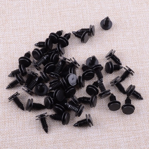 50pcs Interior Door Trim Plastic Panel Retainers Clips Fits For Ford ...