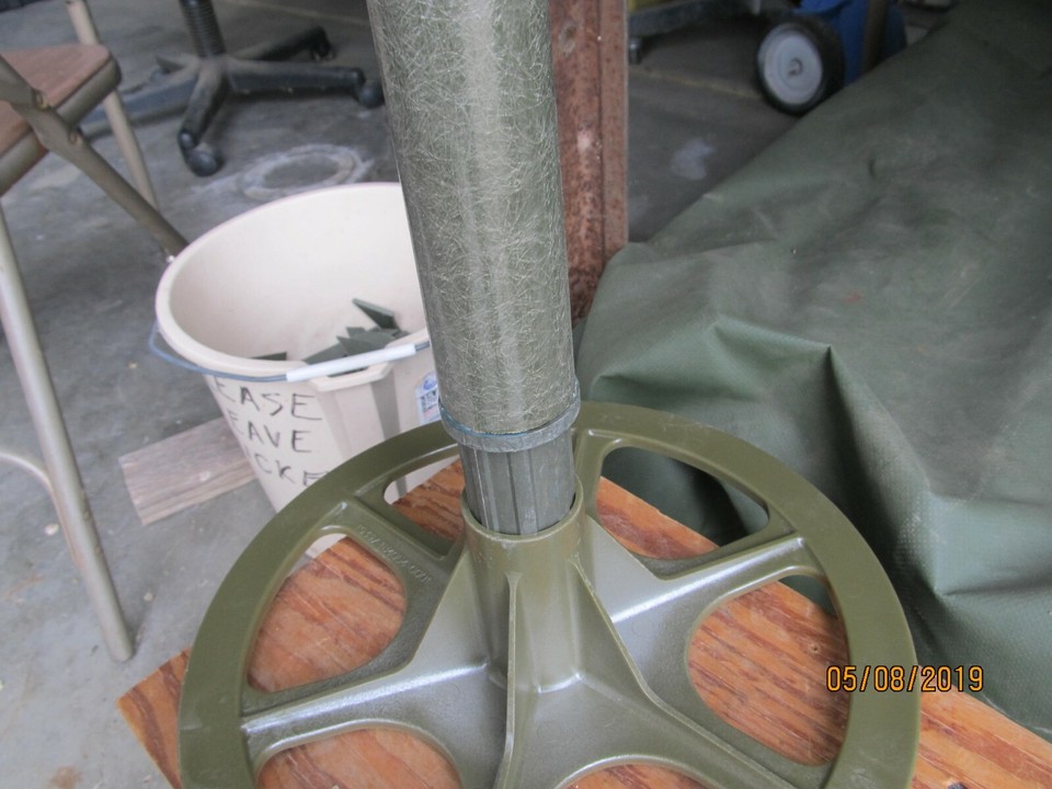 Military Camouflage Net Support System Spreader Base 4' aluminum ...