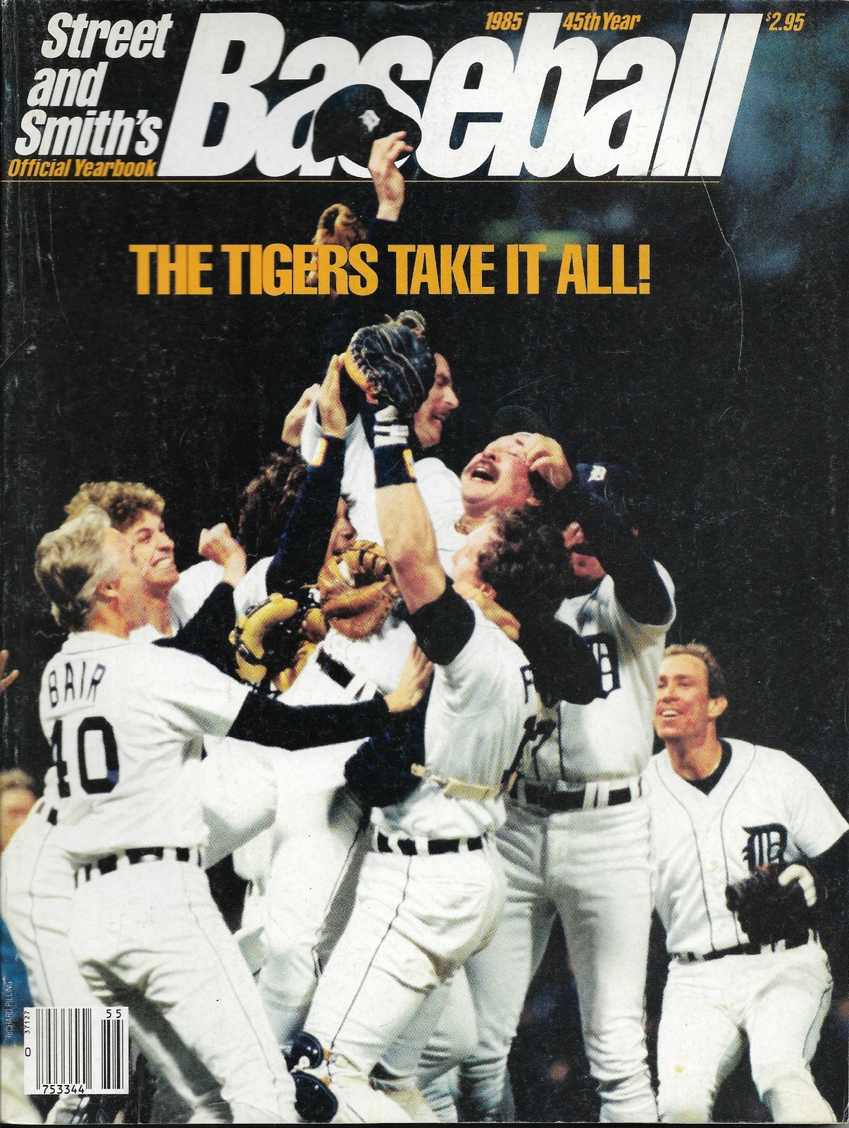 Street and Smith Baseball 1985 Yearbook Detroit Tigers Rice Gooden ...