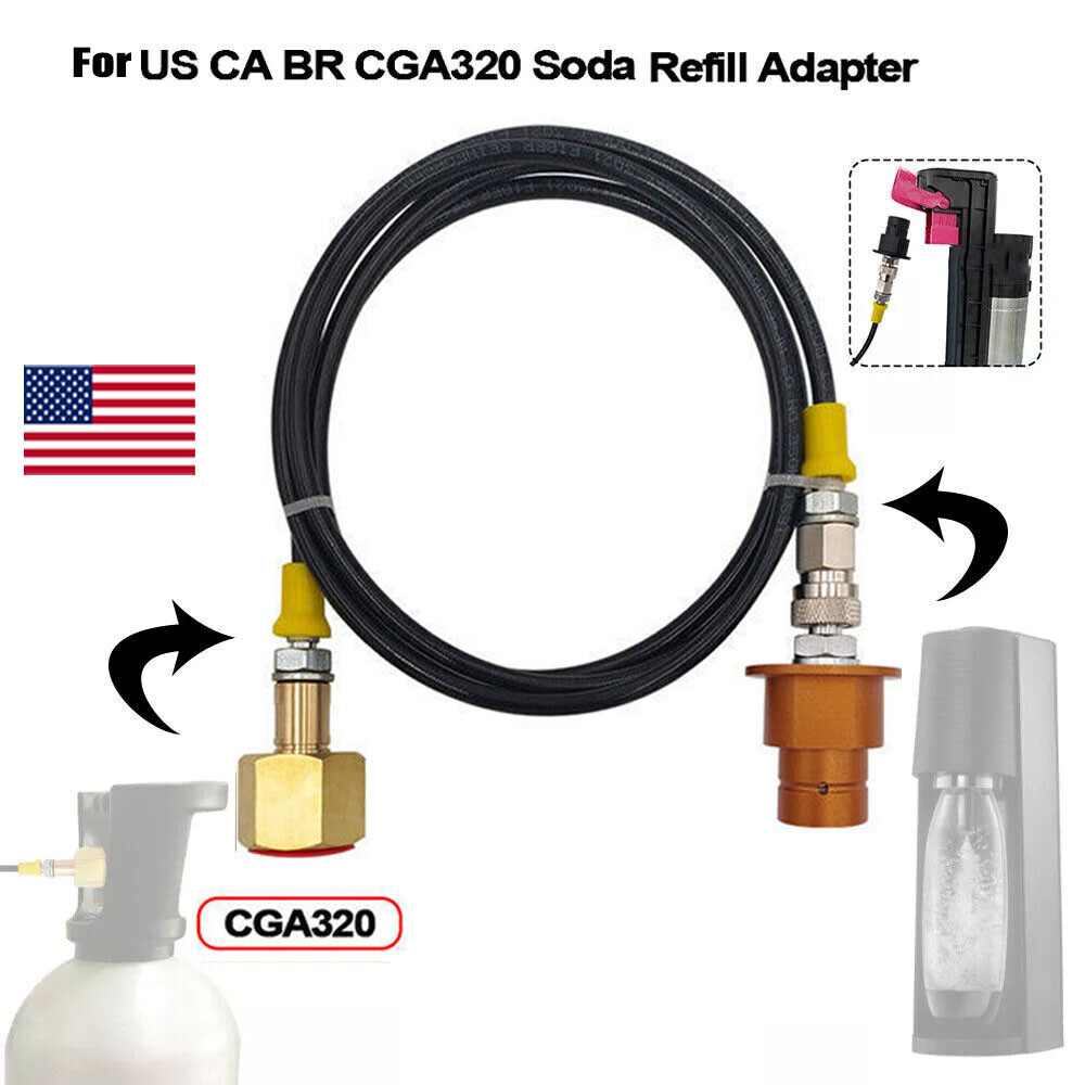 Quick Connect For SodaStream Terra DUO Art To External Co2 Tank Adapter ...