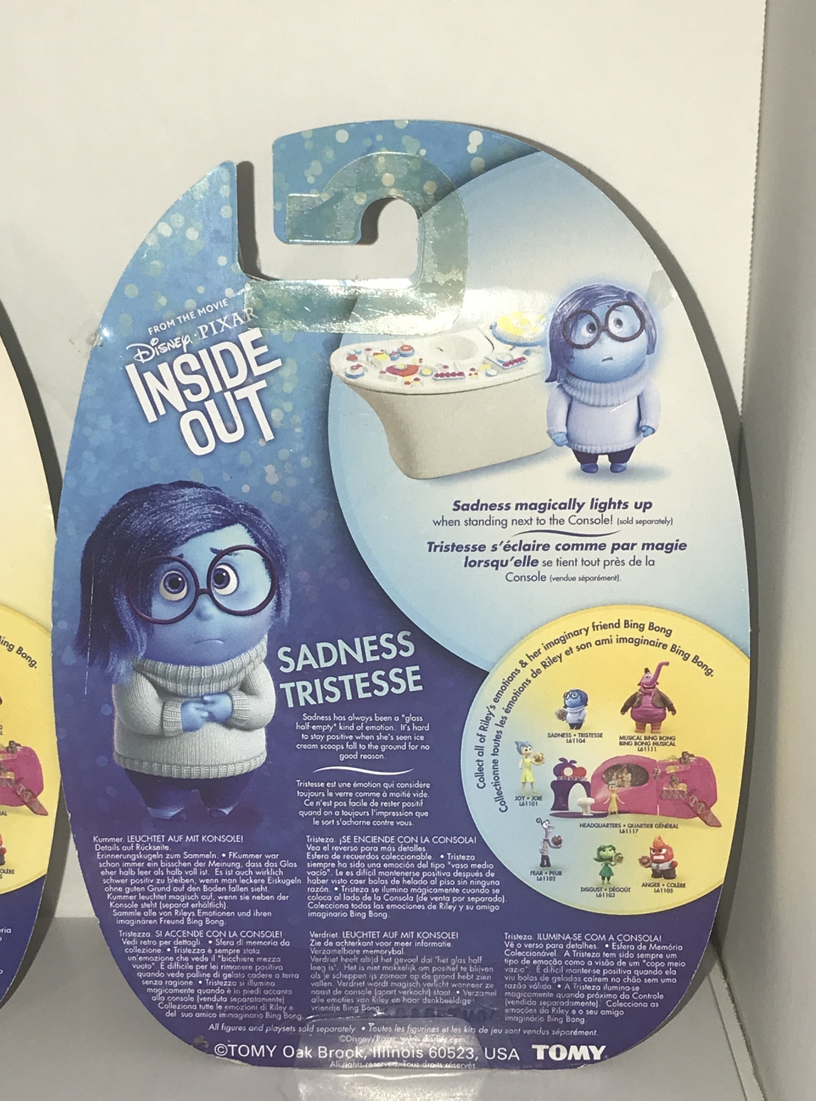 2015 Disney Pixar Inside out TOMY Disgust Figure Doll Toy L61901 Memory ...