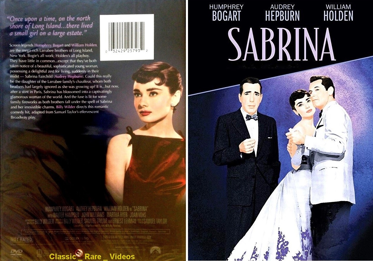 Sabrina ~ DVD ~ Humphrey Bogart, Audrey Hepburn (1954) 32429257932| eBay