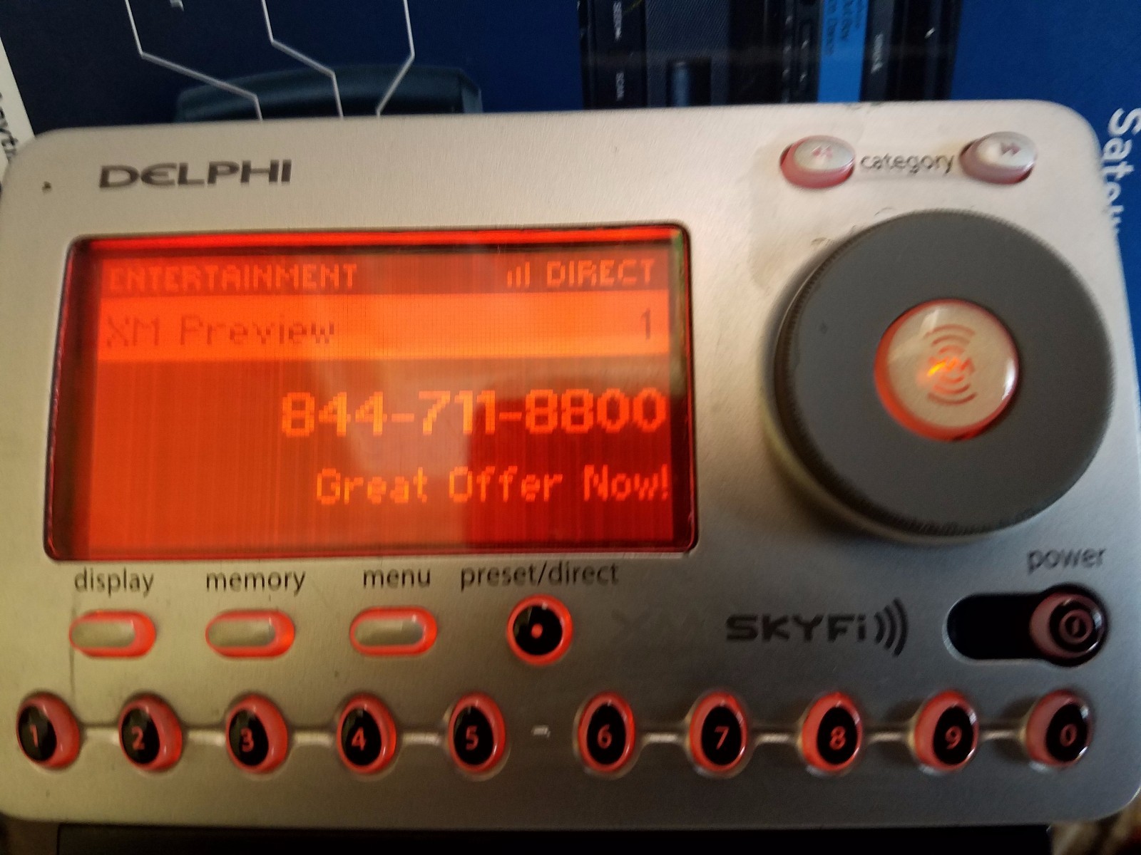 Delphi SKYFi SA50000 For XM Satellite Radio Receiver Replacement only ...