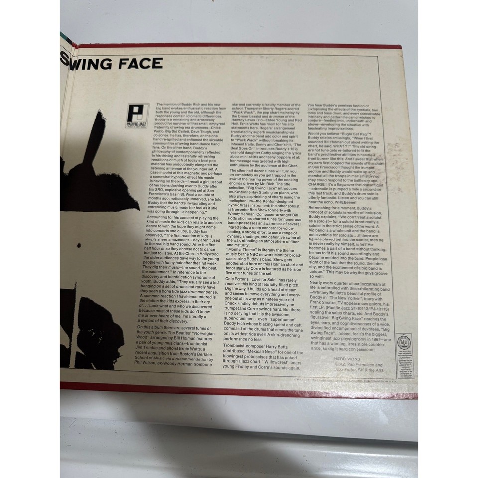 The Buddy Rich Big Band Big Swing Face LP 1967 ST-20117 - 12" Vinyl ...