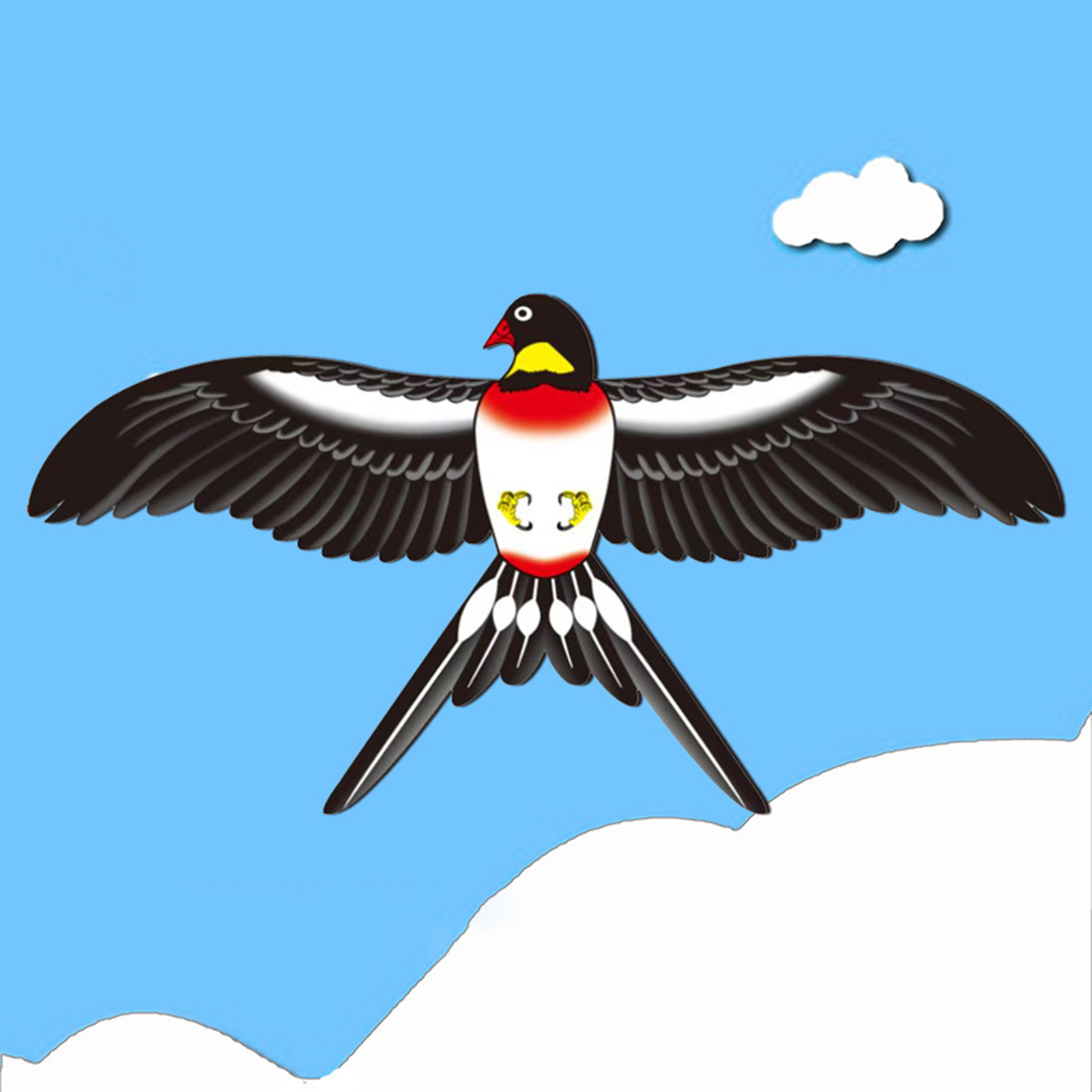 Kite Toy Diverse Styles Improve Limbs Coordination Cartoon Parrot ...