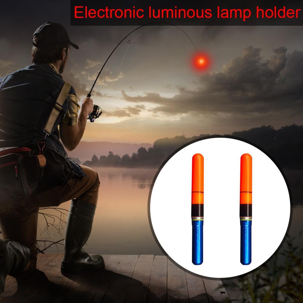 2pcs Fishing Float Lightstick Electronic Fishing Rod Light Sticks (Red ...