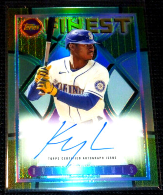 2022 Topps Finest Flashback Kyle Lewis Auto #d/20 Refractor Signed ...