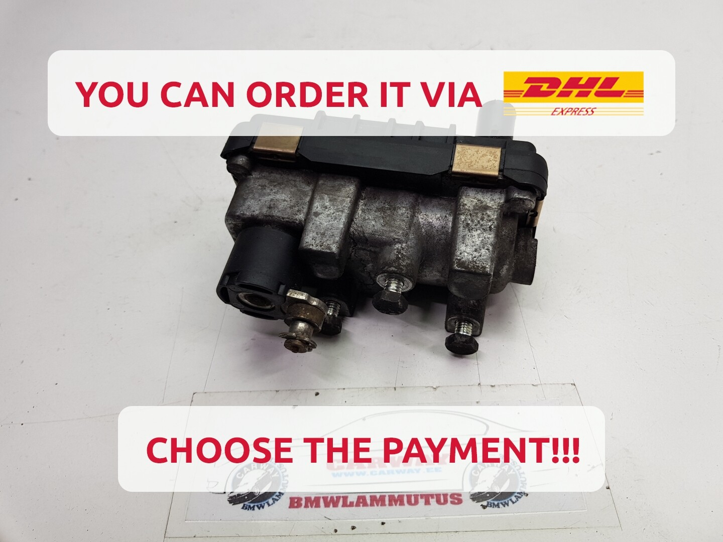 BMW ELECTRIC TURBO ACTUATOR 730314 6NW 009 228 ORIGINAL for sale online ...