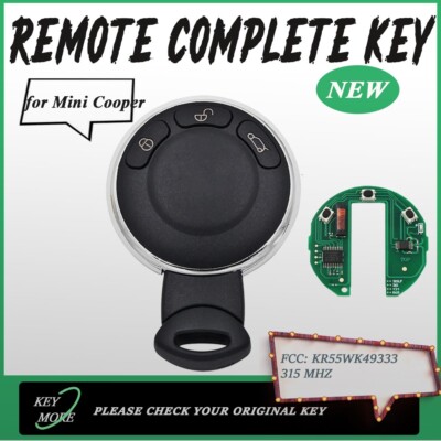 315Mhz Remote Control Key Fob for 2007 2008 2009 2010 11 BMW MINI ...