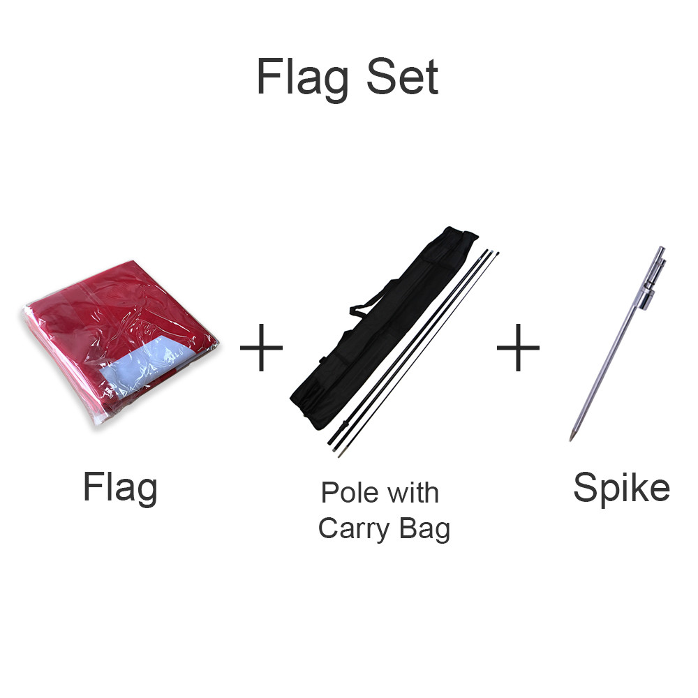 3.5m Wheels Flag Kit / Outdoor Advertising Banner Flag Set -Ready to ...