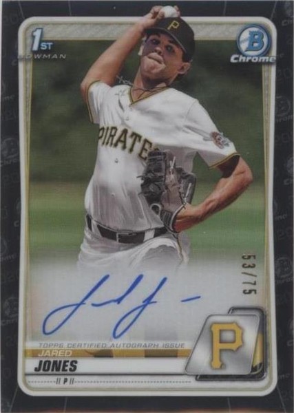 2020 Bowman Draft - Chrome Draft Picks Autographs Black Refractor #CDA ...