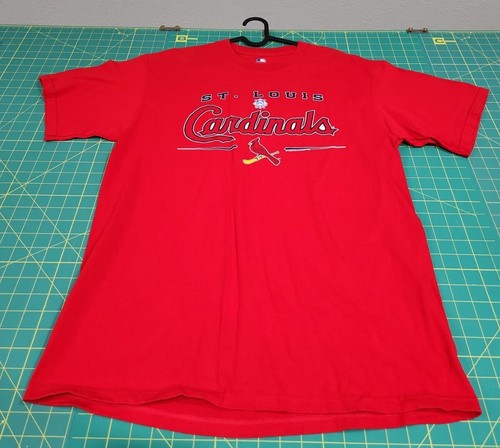 St. Louis Cardinals Red MLB Tee T SHIRT Mens Size Large L Genuine ...