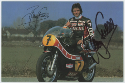 Barry Sheene Motorcycle Racer Autographed Signed Photo AMCo COA 24508 ...