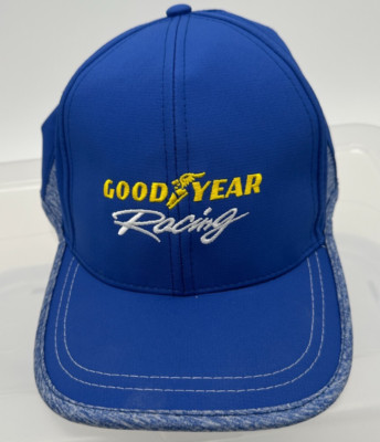 Vintage Blue Goodyear Racing Hat Cap Strap Back Adjustable Blue New ...