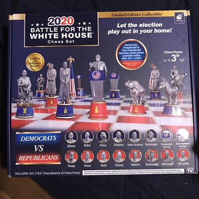 ‘Limited’ 2020 Battle For The Whitehouse Chess Set NEW- TRUMP PENCE ...