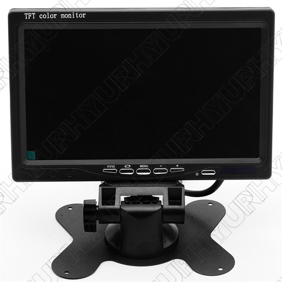 4CH Car DVR Video Recorder +7"Monitor + 4 Night vision Cameras For ...