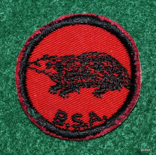 BOY SCOUT PATROL RED & BLACK PATCH - OPOSSUM | eBay
