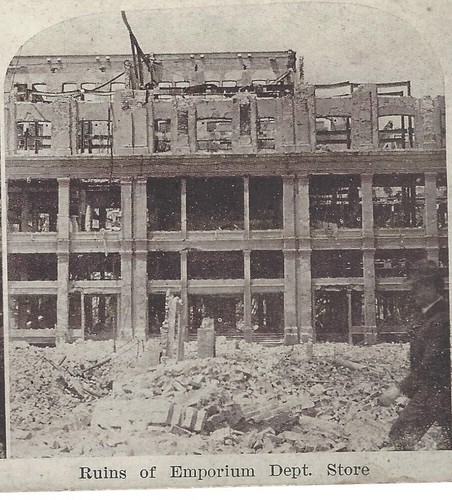 Ruins of Emporium Department Store 1906 San Francisco Earthquake Old ...