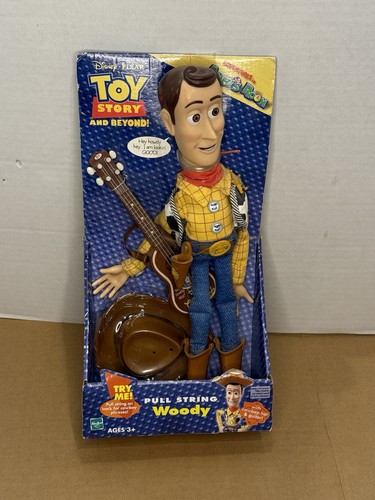 TOY STORY AND BEYOND PULL STRING WOODY FIGURE HASBRO 2002 NEW SEALED ...