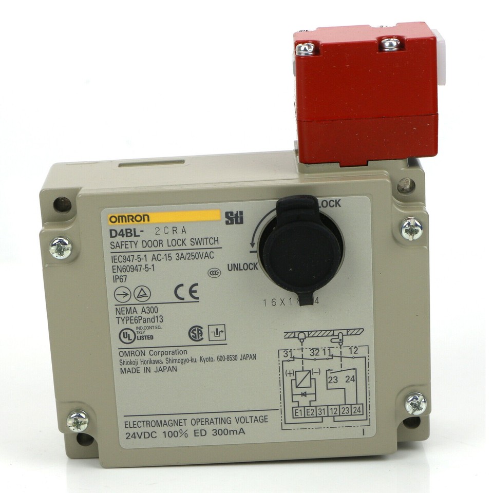 New OMRON D4BL-2CRA Guard Lock Safety-door Switch | eBay