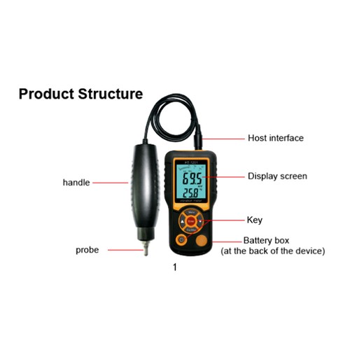 Digital Split Type Vibration Meter Tester Acceleration Sensor Gaug BS ...