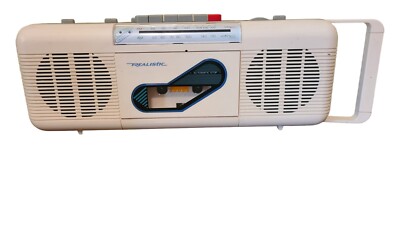 VTG REALISTIC BOOMBOX SCR-40 AM/FM CASSETTE | eBay
