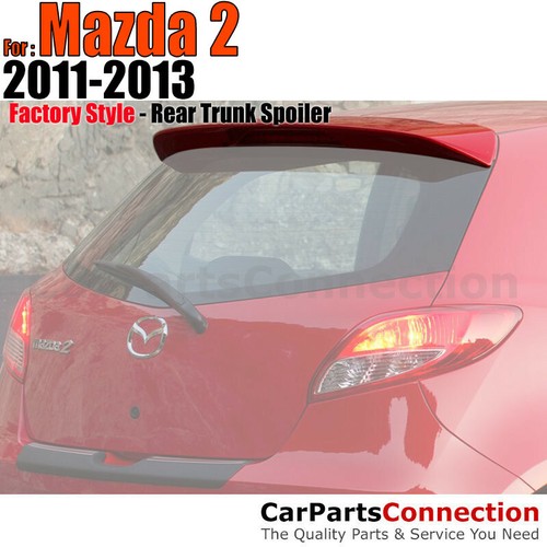 Primer ABS Rear Trunk Spoiler Roof Wing For 2011-2013 Mazda 2 Mazda2 ...