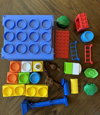 Fisher Price Mega Bloks Builders Building Pieces Blocks Birthday Cake ...