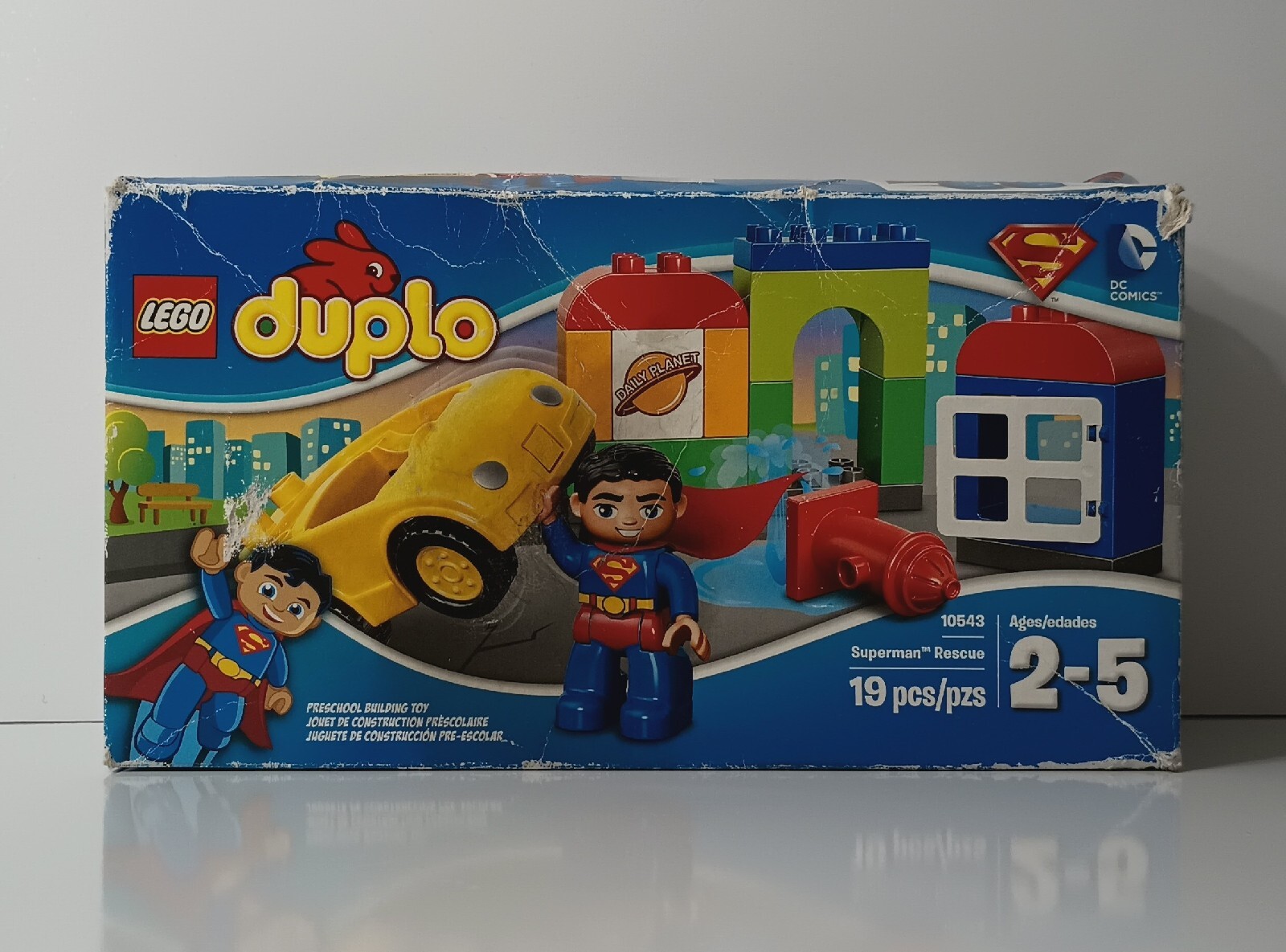 Duplo Superman Rescue Legos 10543 Car Fire Hydrant Daily Planet ...