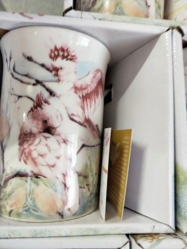 Old Tupton Ware Fine Bone China Cup - Major Mitchell Cockatoo | eBay