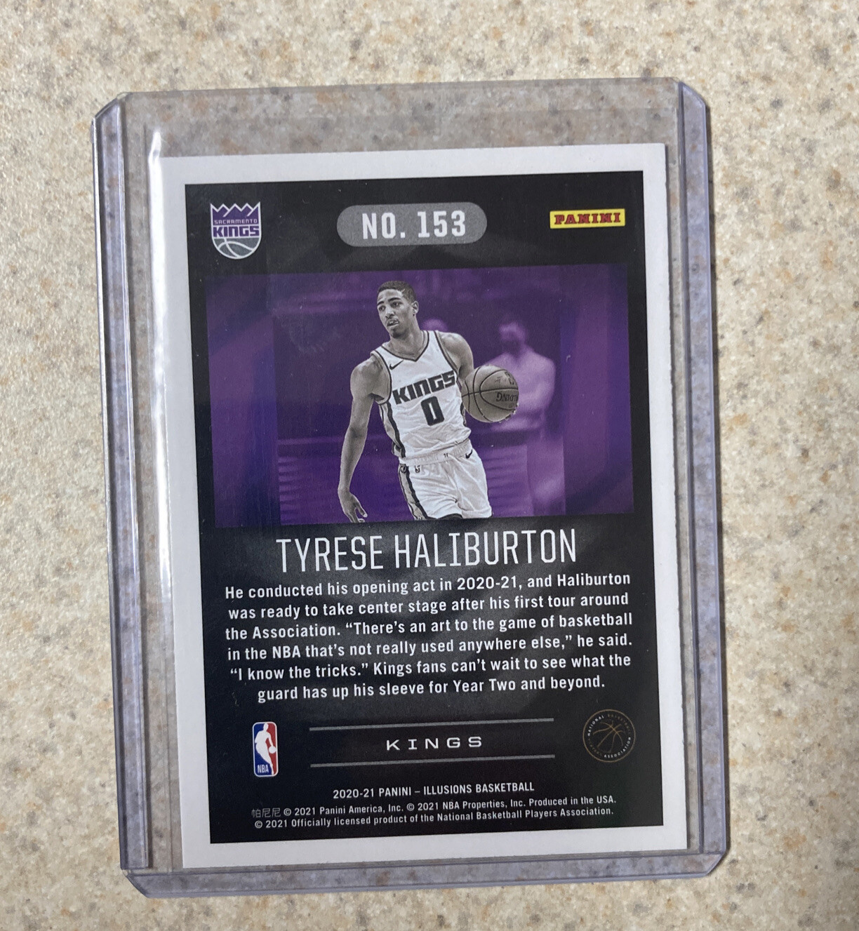 2020-21 Panini Illusions Tyrese Haliburton Rookie Card RC #153 ...