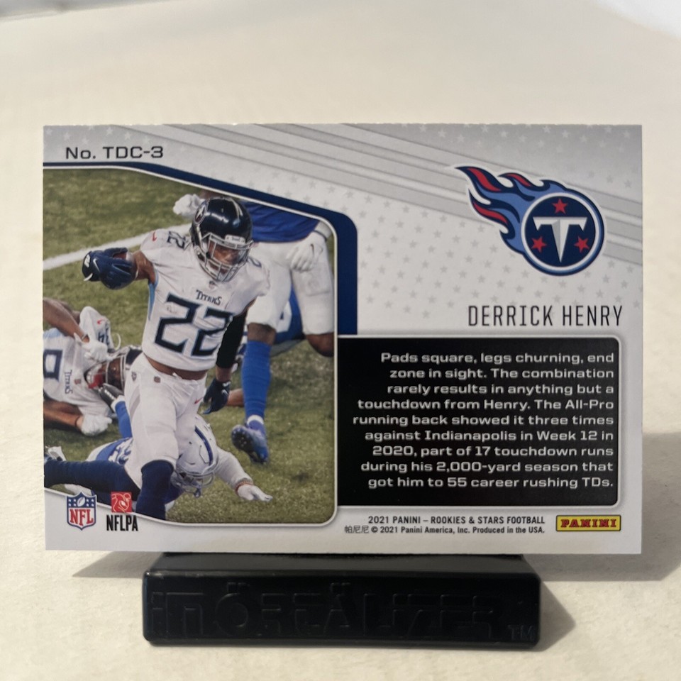 derrrick henry 2021 panini rookies and stars touchdown club TDC-3 ...