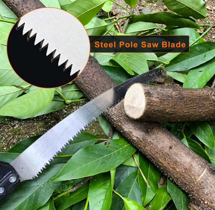 Manual Pruning Pole Saw 20 Ft Hand Pruning Saw for Tree Trimming ...