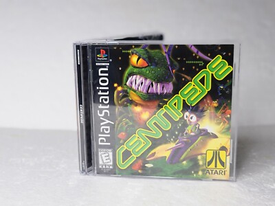 Centipede (Sony Playstation 1, 1999) PS1 Atari Arcade COMPLETE ...