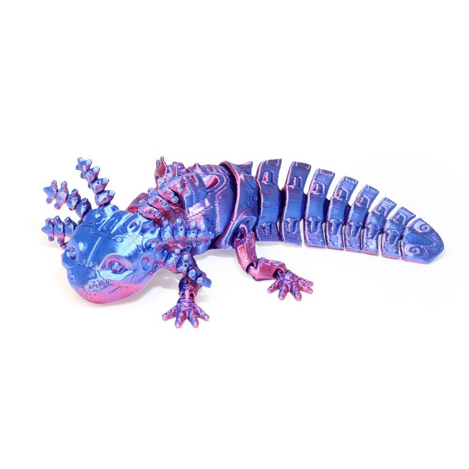 PLA Axolotl Action Figure Articulated Animal Figurine Desktop ...