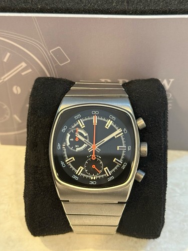 Brew Metric Retro Dial Men TITANIUM Watch w/Box Paper SOLD OUT ONLINE ...