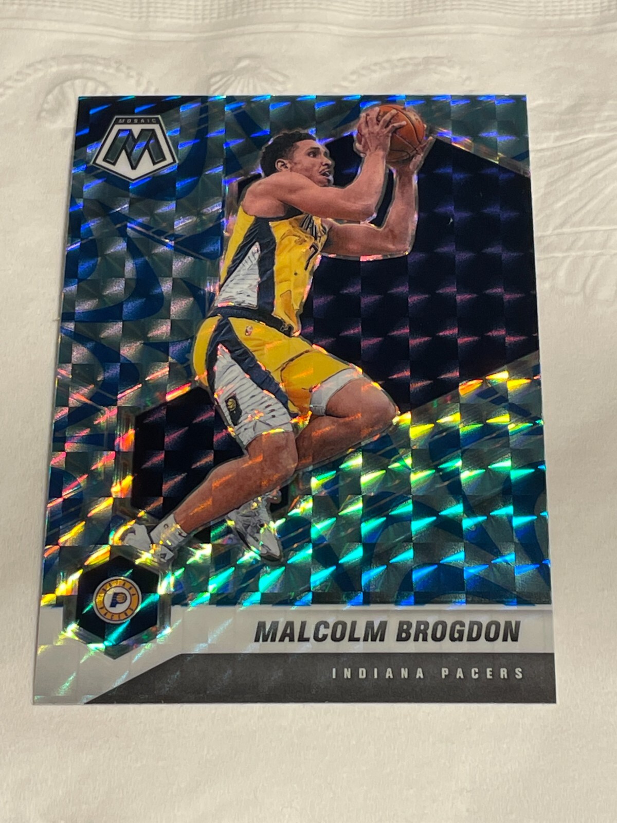 Malcom Brogdon 2020-21 Mosaic Blue Prizm Basketball #26 | eBay