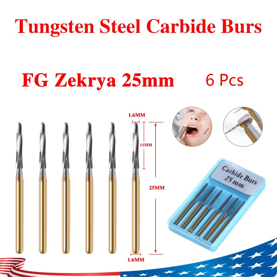 Dental Surgical Endo Zekrya Endo-Z Carbide Tungsten Drill Burr FG Bur ...